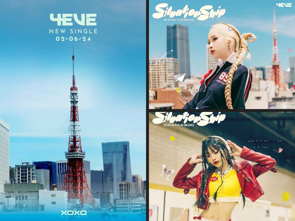 4EVE teases Tokyo vibes in new single 'Situationship' - ChaPop