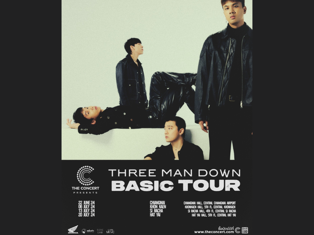 Three Man Down to tour four Thai cities - ChaPop